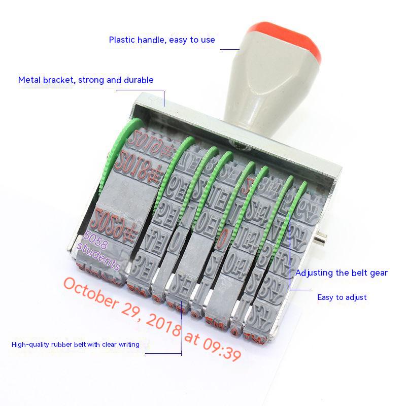 Time Date Stamp Can Year Month Day Ticket Production Label Factory ...