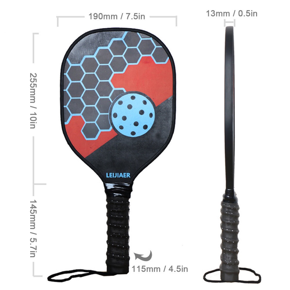 🇲🇾 READY STOCK Pickleball Racket Paddle Set with Comfort Grip Balls ...