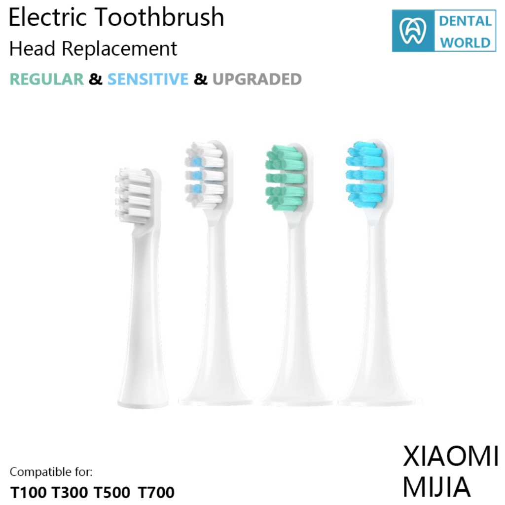 【in stock】Xiaomi Mijia Mi Electric Toothbrush T100 T300 T500 T500C T700 Replacement Brush Head ...