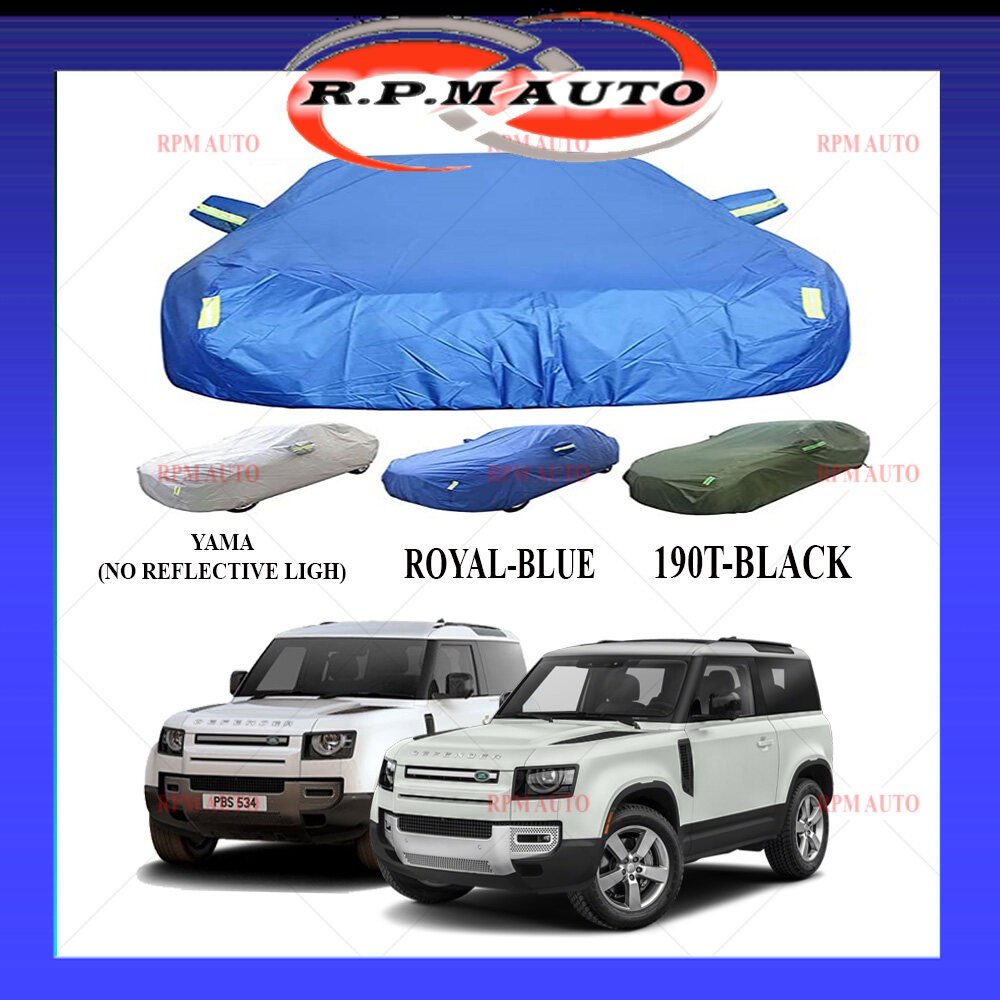 Land Rover Defender 90-110 High Quality Car Cover 190T Yama Royal-Blue ...
