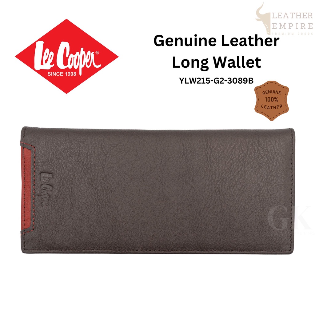 [LEE COOPER] Genuine Leather RFID Protection Long Wallet (YLW215-G2 ...