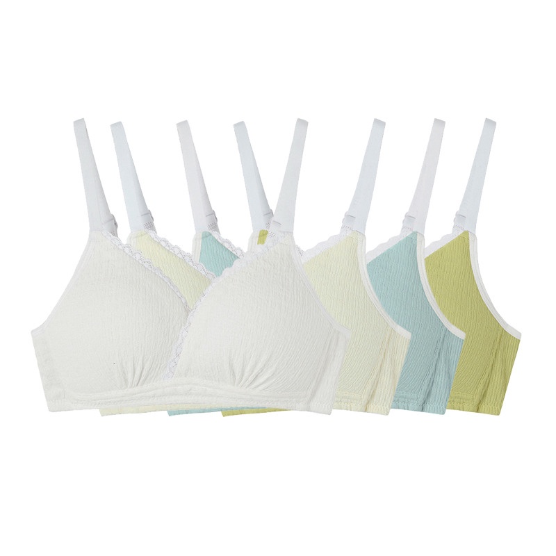 Lovely Student Youth Wireless Lingerie Seamless Sexy Lace Women Bra ...