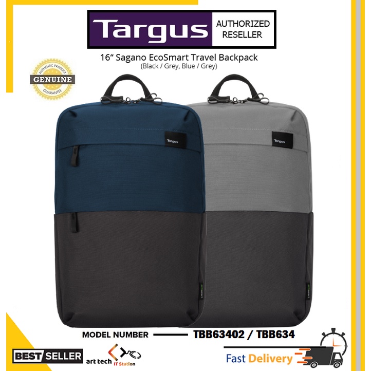 (TBB63402 / TBB634) - TARGUS 15.6 INCH SAGANO ECOSMART® TRAVEL BACKPACK ...