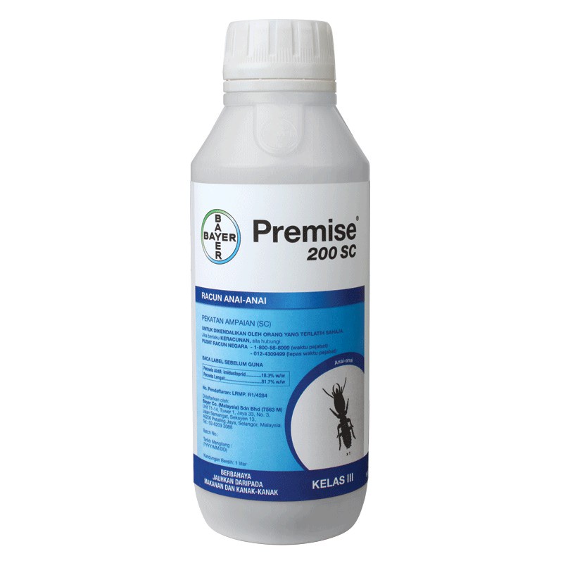 BAYER PREMISE 200 SC. Termite Elimination Chemical (Germany formulated ...