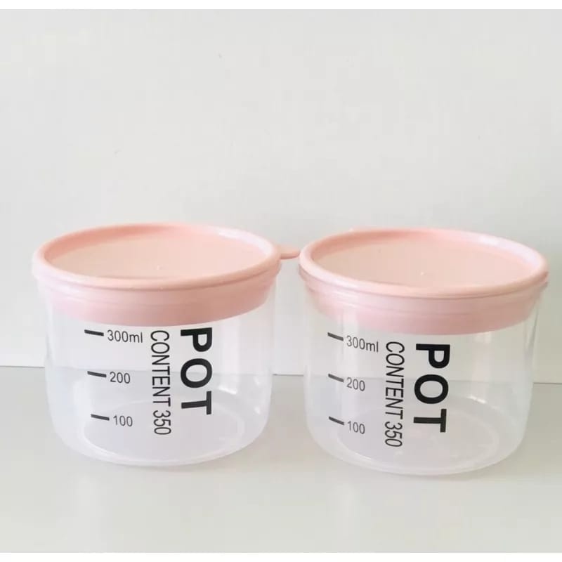 PLASTIC CONTAINER MEASUREMENT/- MEASUREMENT CONTAINER WITH COVER 2PCS ...