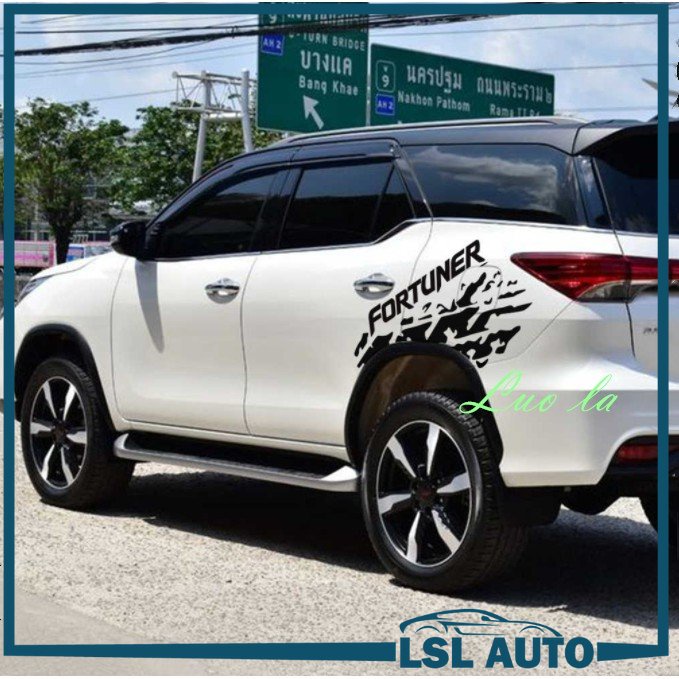 Toyota Fortuner 2015 2016 2017 2018 2019 Car Stickers Side Rear Body ...