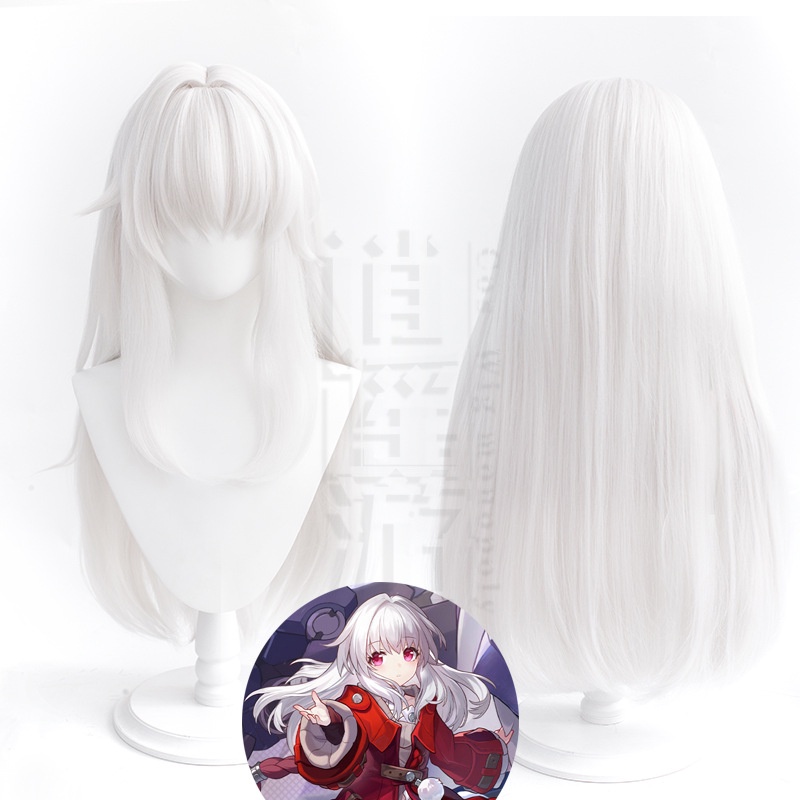 Anime Honkai: Star Rail Clara Cosplay wig simulation head top Honkai ...