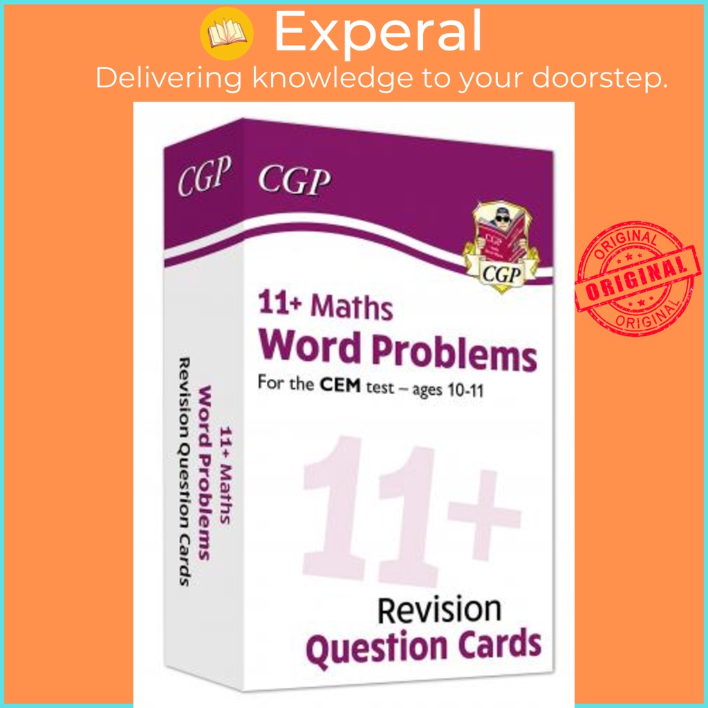 [English - 100% Original] - New 11+ CEM Revision Question Cards: Maths Word Problem by CGP Books ...