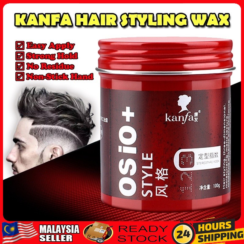 Professional Kanfa OSJO Hair Mud Long Lasting Minyak Rambut Fluffy ...