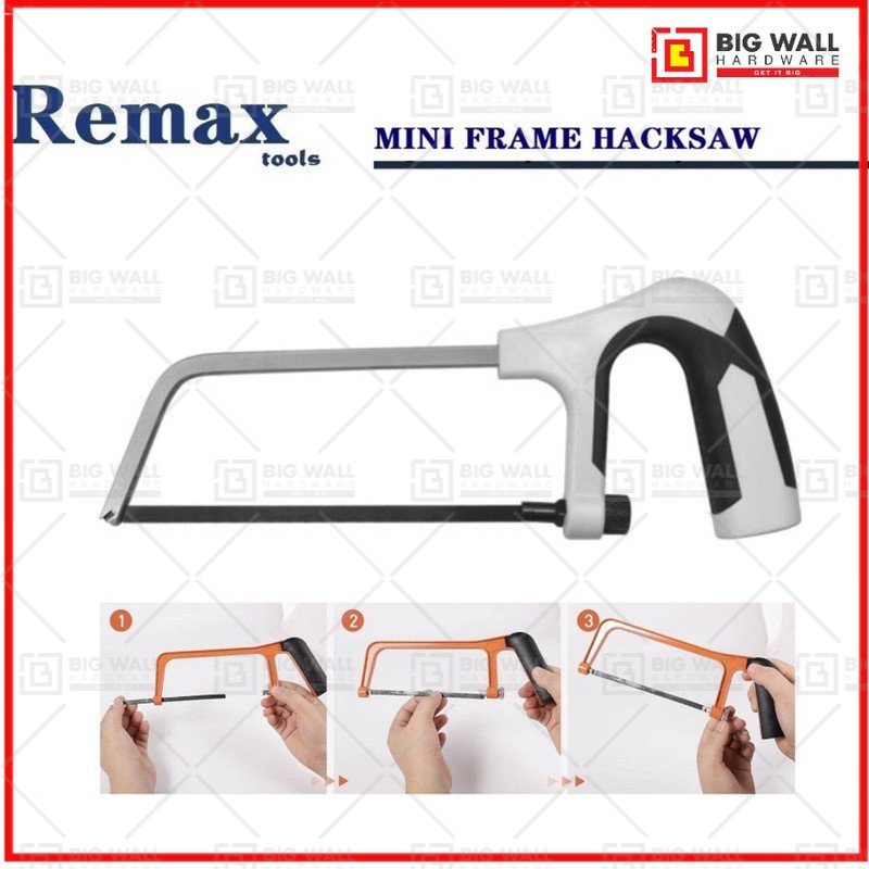REMAX 6" Mini Hacksaw 82-HS223 Big Wall Hardware | Shopee Malaysia