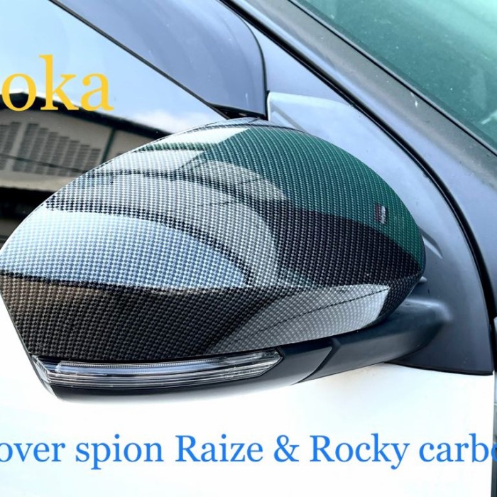 Toyota Raize/Daihatsu Rocky carbon Mirror Cover. | Shopee Malaysia