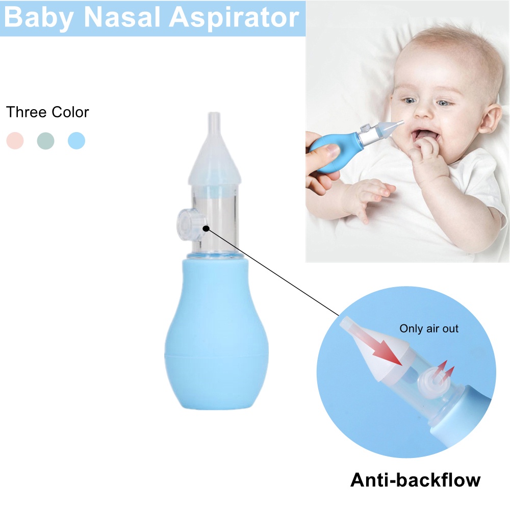 Anti-refluent Baby Safety Nose Aspirator Newborn Child Nasal Suction ...