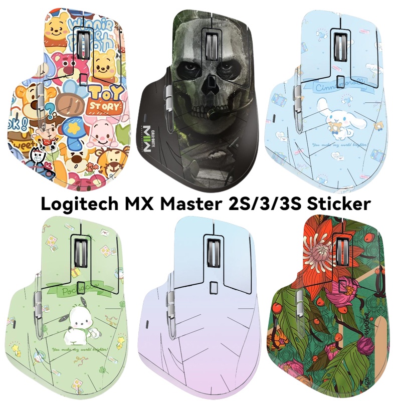 for Logitech MX Master 3/3S Mouse Sticker Creative Anti-Scratch Master ...