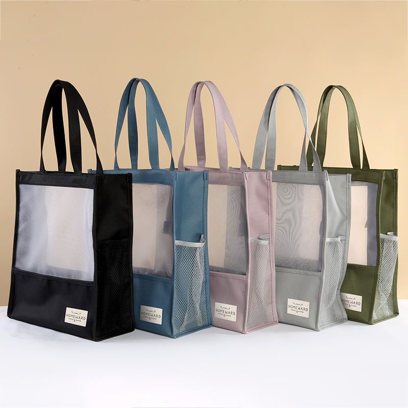 Exam Dedicated Gauze Bag Shoulder Tote Bag Tuition Bag Zipper Bag File ...