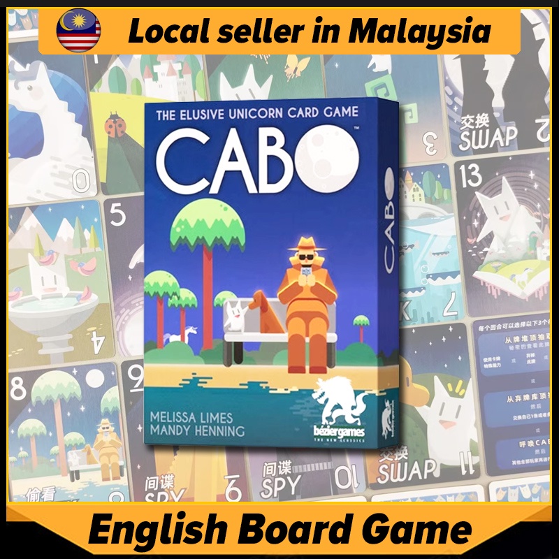 Bezier Games Cabo Card Game Elusive Unicorn Card Game | Shopee Malaysia