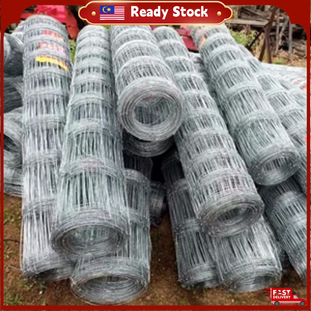 3/4/5Kaki 2mm Tebal Pagar Lembu Pagar Kambing Cyclone Fence Pagar Kebun ...