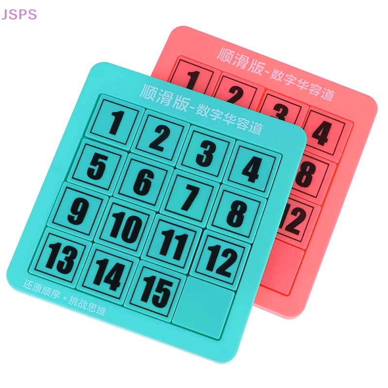 JSPS Children Montessori Toys Digital Slide Jig Puzzle Number Huarong ...