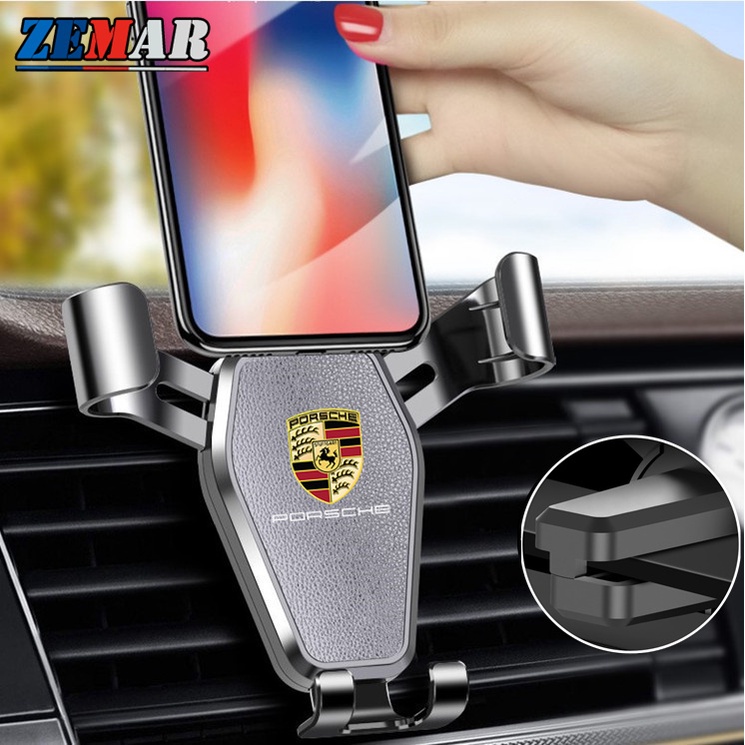 Porsche Car Air Vent Phone Holder Gravity Automatic Sensing Bracket For ...