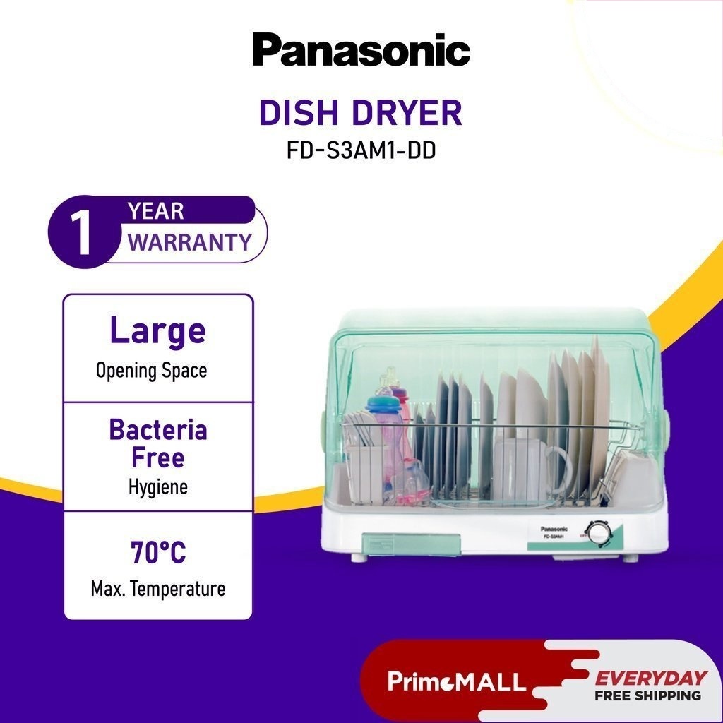 Panasonic Fd S3am1 Dish Dryer 247w Anti Bacteria Fungus Fd S3am1 Dd