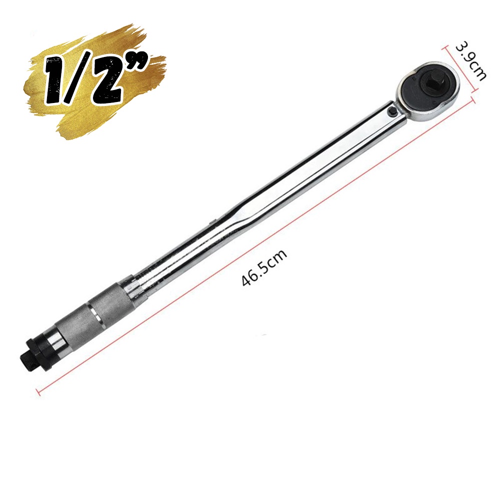 1/2 3/8 1/4 Inch Drive Torque Wrench Ratchet Adjustable Hand Tool ...