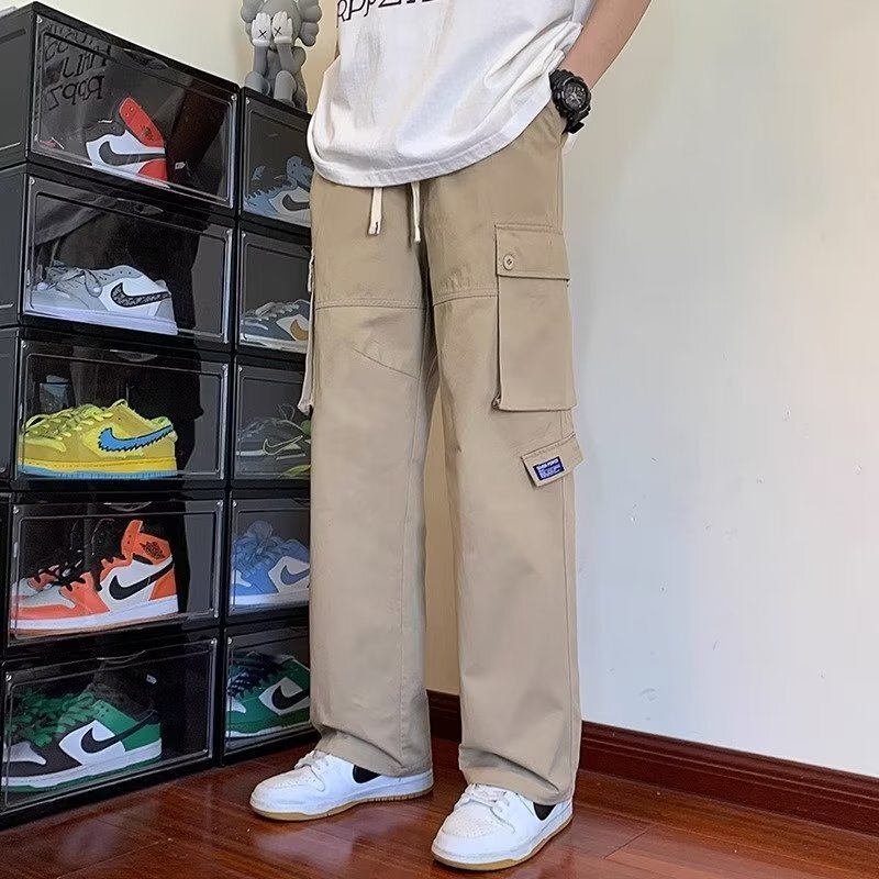 Vintage new style men's Cargo pants summer kargo pants trend straight ...