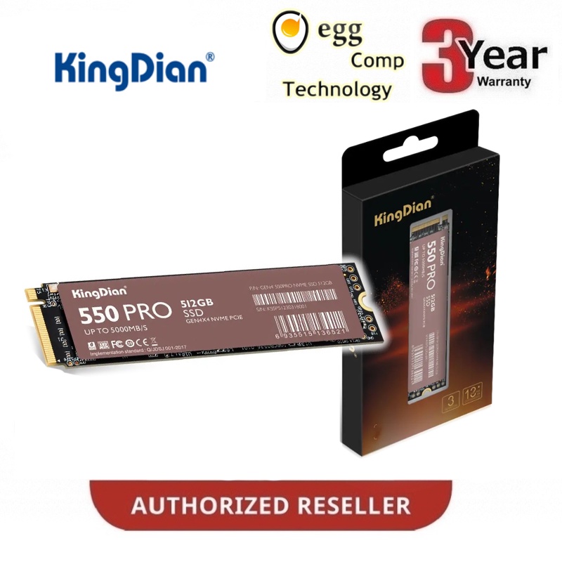 KingDian 550 Pro Series | M.2 2280 NVMe Gen4x4 Solid State Drive ...