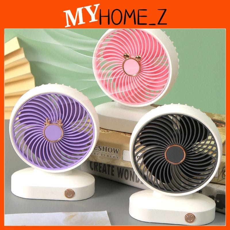 MYHZ_ Portable Mini Fan Kipas Small Cooling fan 2 Speed Desk Cooling ...