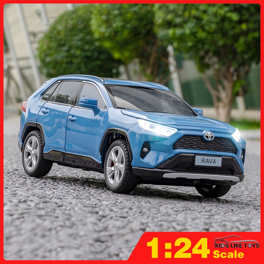 KLT Scale 1:24 Toyota RAV4 Suv Metal Alloy Toys Car Model Diecast ...
