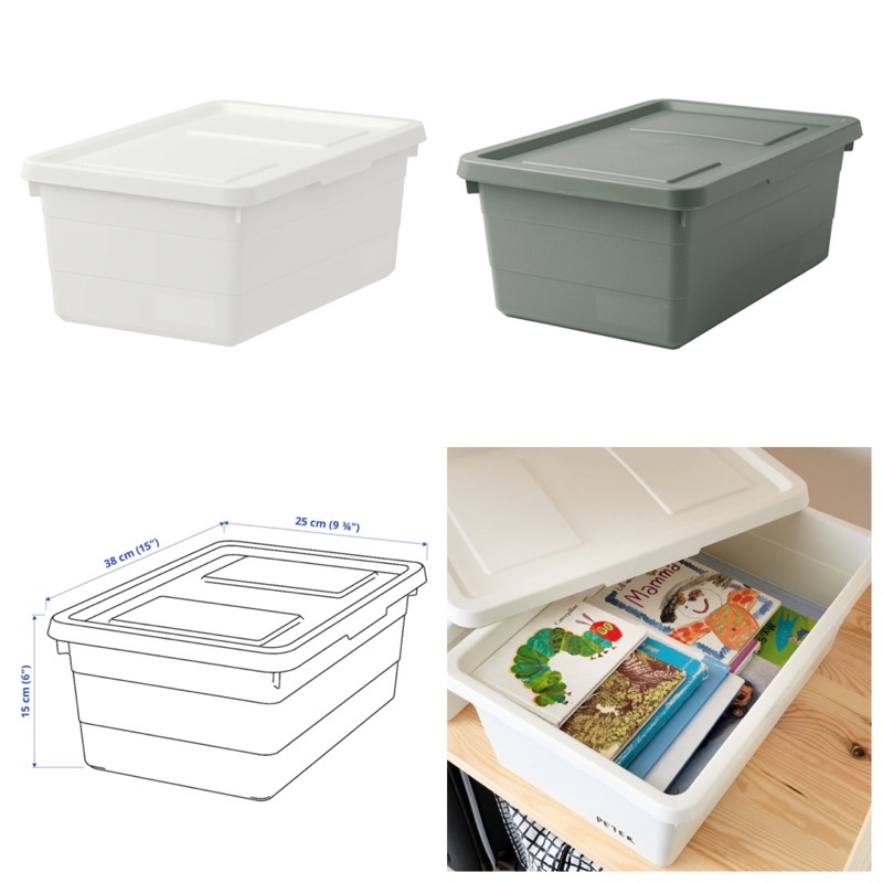 SOCKERBIT Storage Box 38x25x15cm Kotak simpanan Barang box serbaguna ...