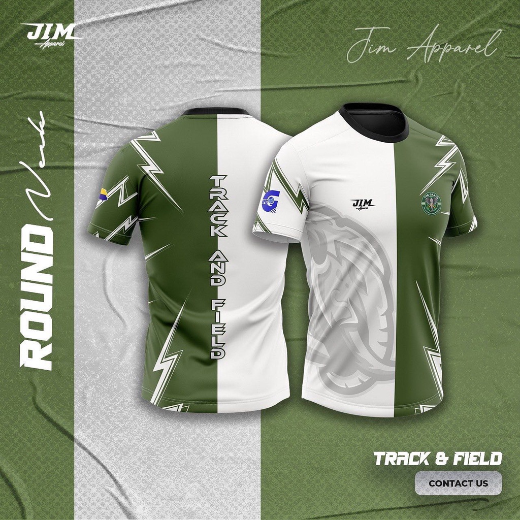 New men's and women's track and field jersey short sleeves | Shopee ...