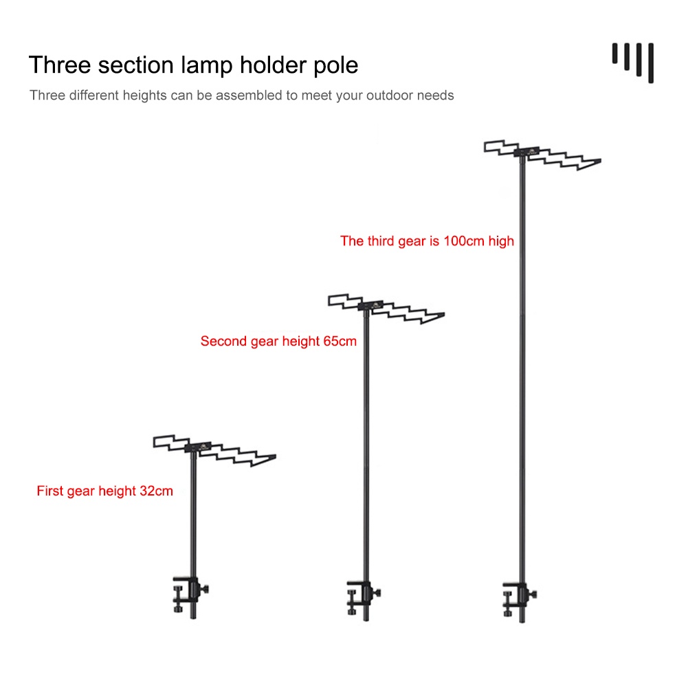 Camping Light Holder Multi-purpose Hanging Light Stand Holder for ...