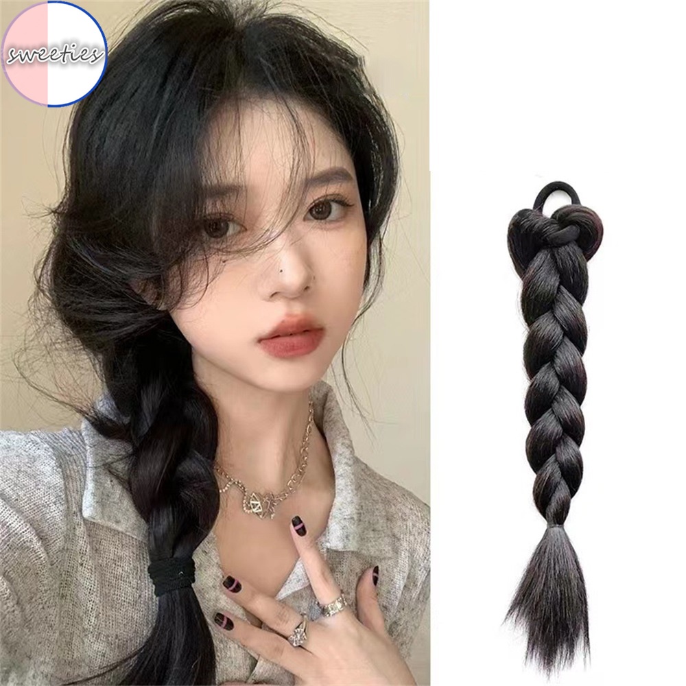 35cm/45cm woman Twist Braids Boxing Braids Ponytail Wigs rope ...