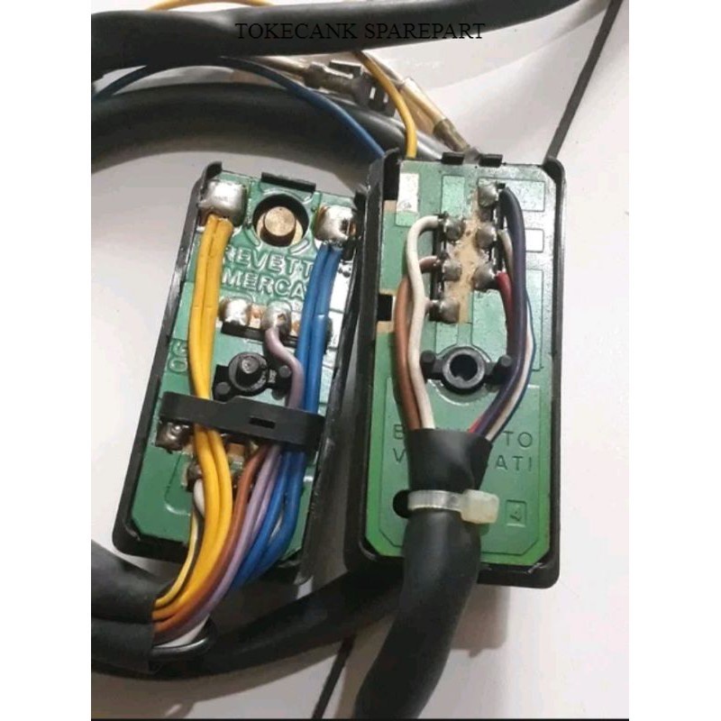TOMBOL A Pair Of Light And sen Button switch Switches For vespa pxe ...