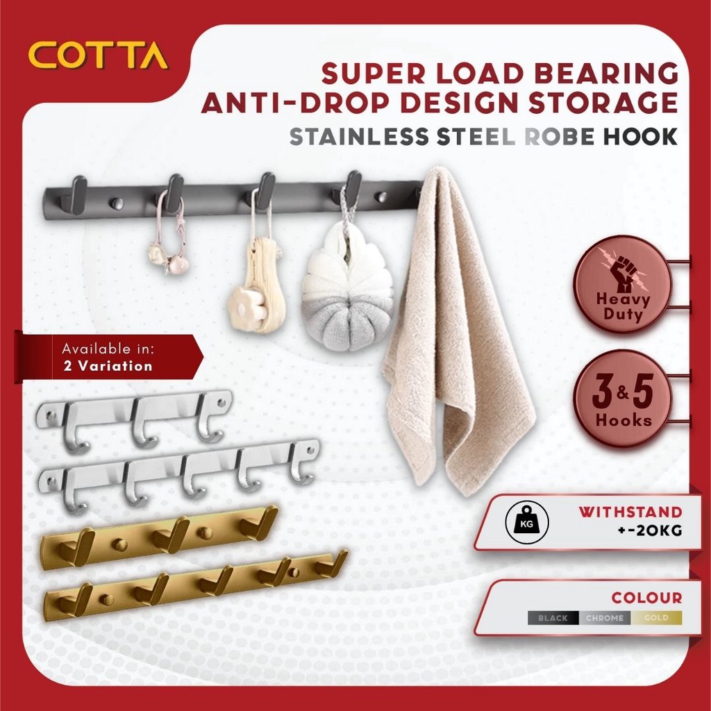 COTTA Goku Goten Robe Hook Self Adhesive Wall Mounted Hanger Wardrobe ...