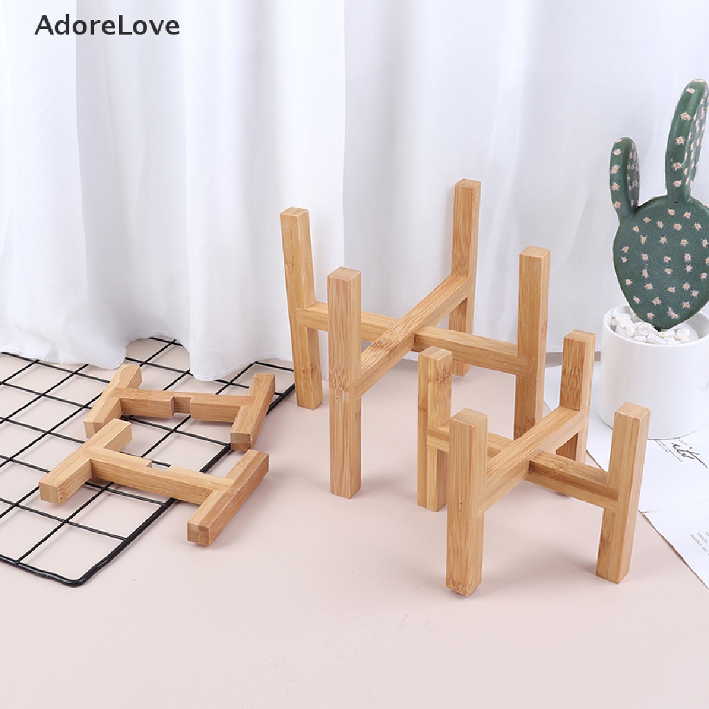 ADL Wood Planter Pot Trays Flower Pot Rack Strong Free Standing Holder ...