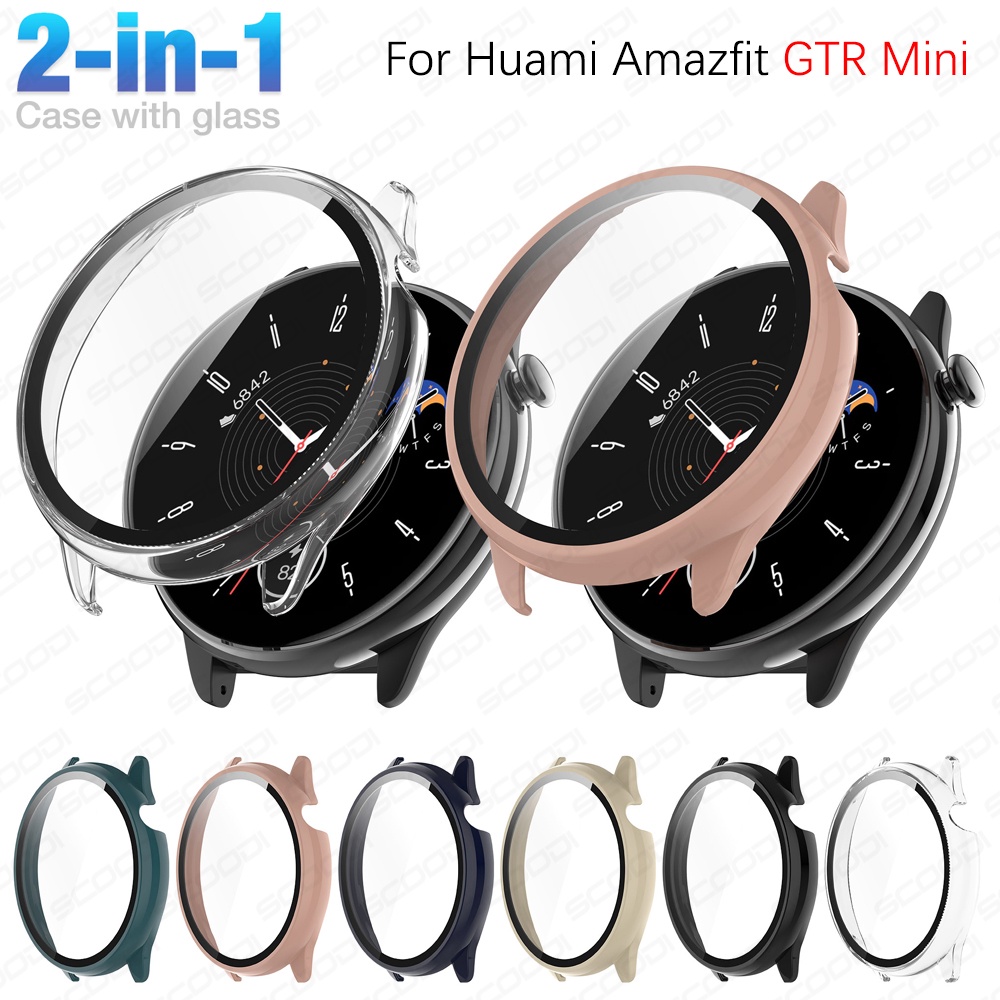 Case for Huami Amazfit GTR Mini Full Coverage Bumper PC Hard Case Cover ...
