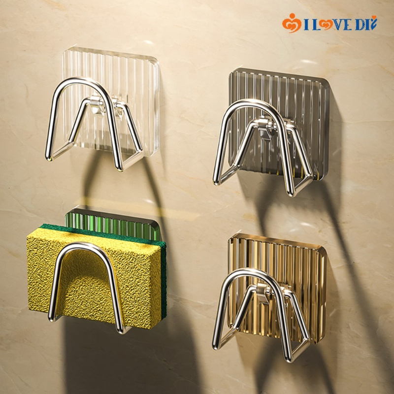 Transparent Acrylic Sponges Drain Drying Rack/ Bathroom Washbasin ...