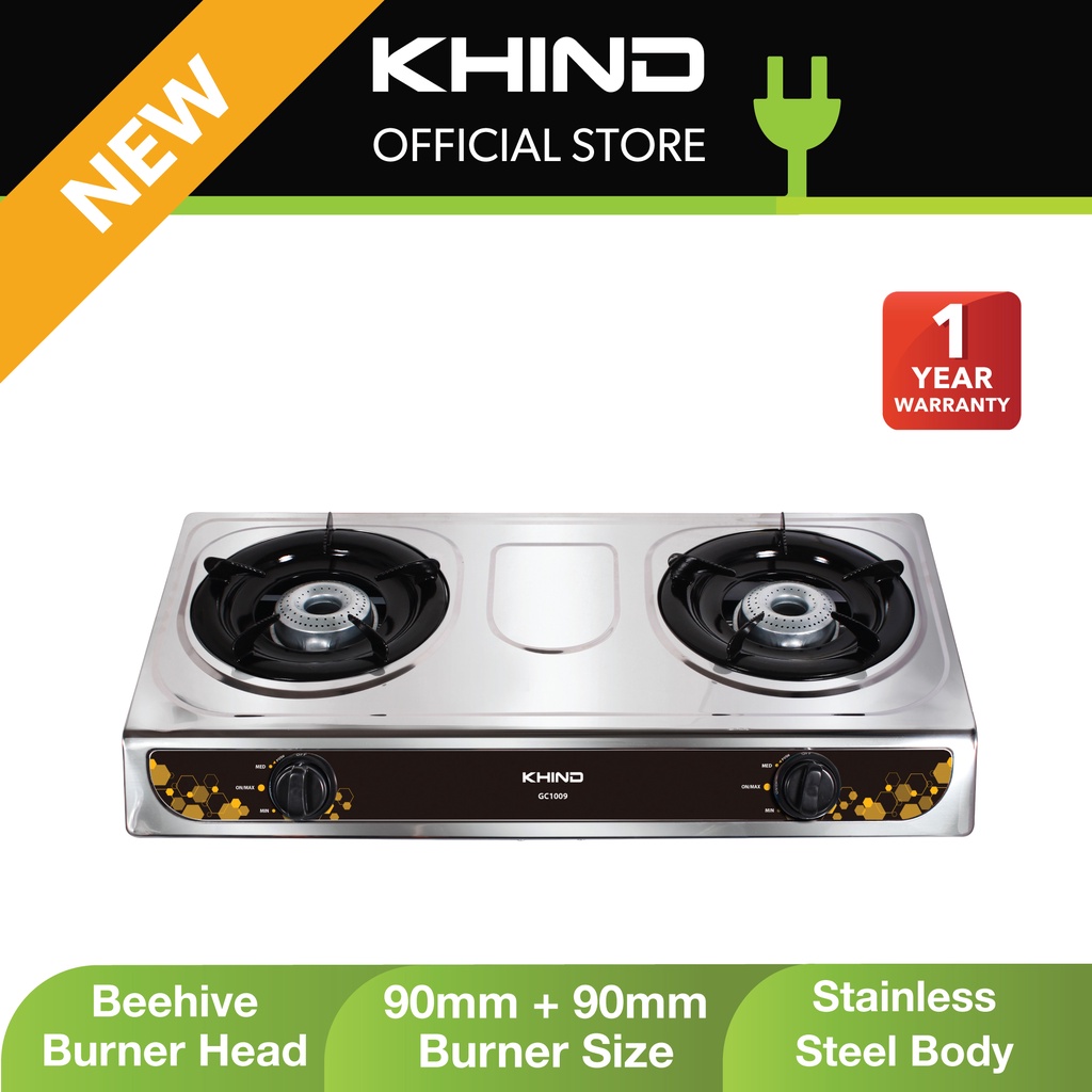 KHIND Gas Cooker GC1009 | Shopee Malaysia