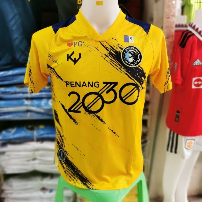 Penang FC Jersey 2023 Player Issue Jersi Home and Away Kit Jersey Free Custom Name Number Full ...