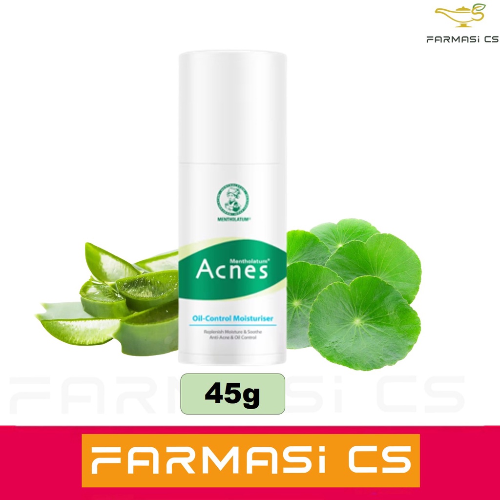 Mentholatum Acnes Oil-Control Moisturiser 45g EXP:11/2025 [ acne-prone ...