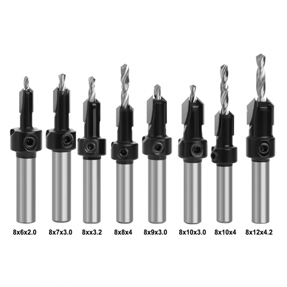 Drill Bit Countersink High Precision Screw Extractor Countersink Router ...