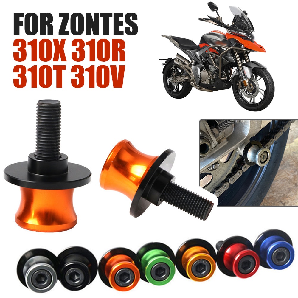 Motorcycle Swingarm Spools Rear Stand Screw Slider For Zontes 310X 310R ...