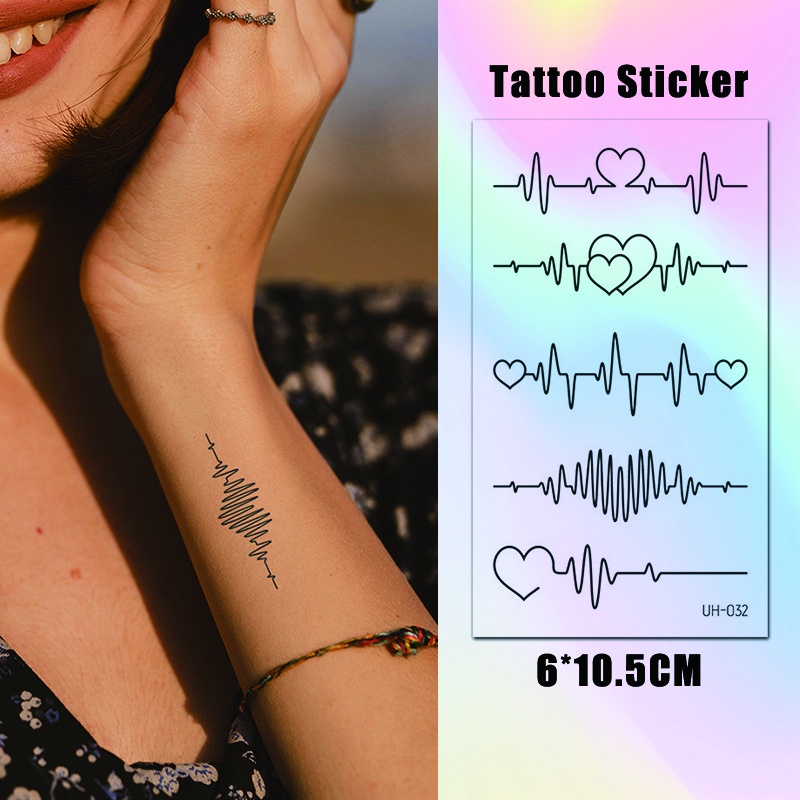 【SUN】Tattoo Sticker Waterproof Long Lasting Minimalist Tattoo Magic ...