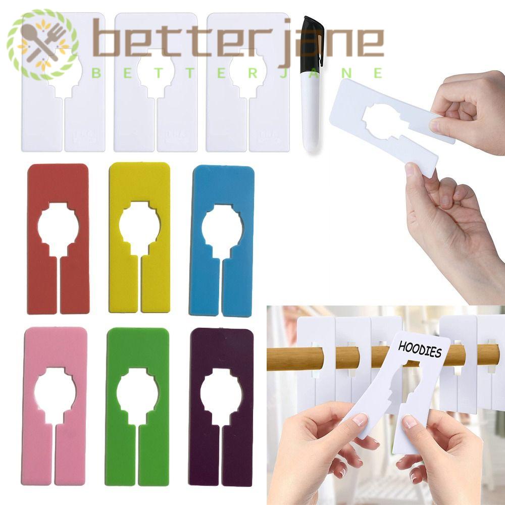 BETTER-JANE 10PCS Clothes Size Dividers New Wardrobe Hanger Size ...