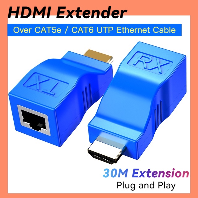 4K HDMI Extender 30M HDMI Extension up to 30m Over Extension 30m Over ...