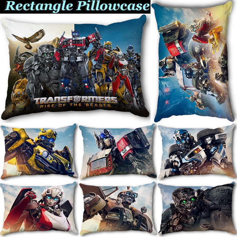 Transformers Rise of The Beasts Rectangular Pillow Case Single Side ...