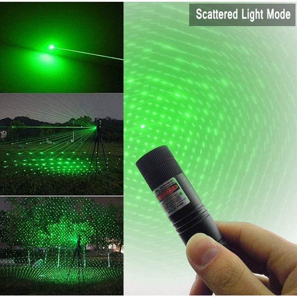 Rechargeable Green Laser Pointer Light 5000mW Star Party Pen 303 ...