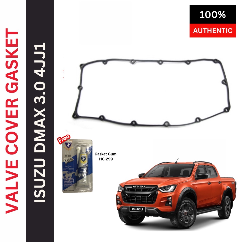 (JAPAN QUALITY) NARA VALVE COVER GASKET FOR ISUZU DMAX 3.0 4JJ1 ...