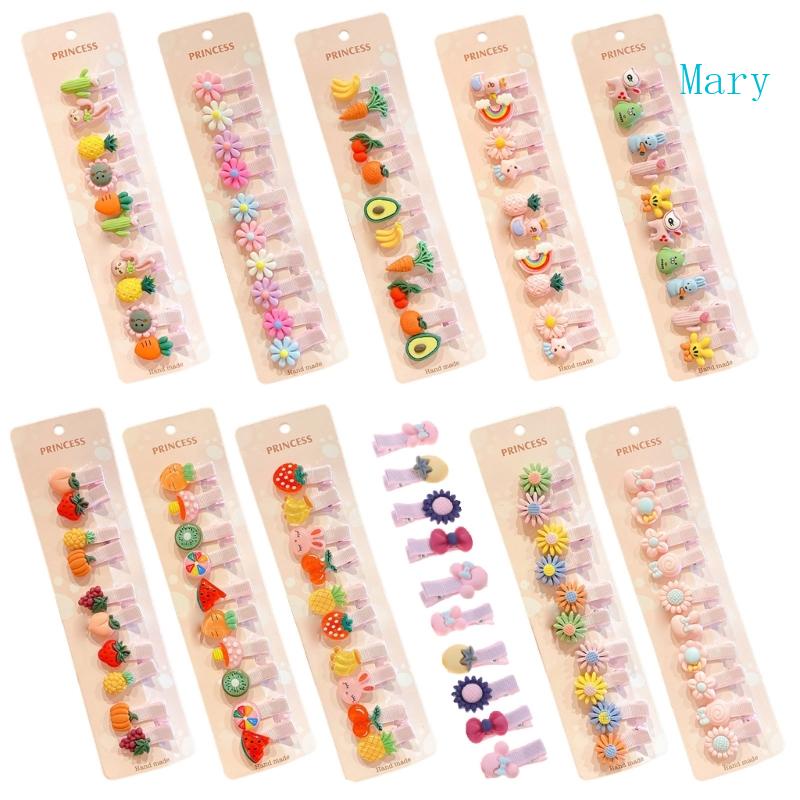 Mary Sweet Hair Pin for Little Girl Cartoon Snap Clip Side Pins Girls ...