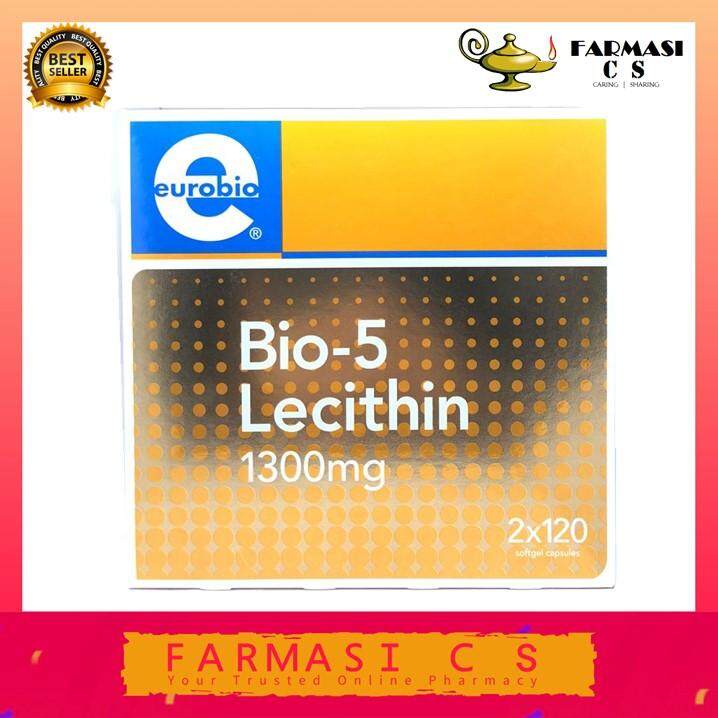 Eurobio Bio-5 Lecithin 1300mg 120s x 2 (TWIN) EXP:07/2026 | Shopee Malaysia